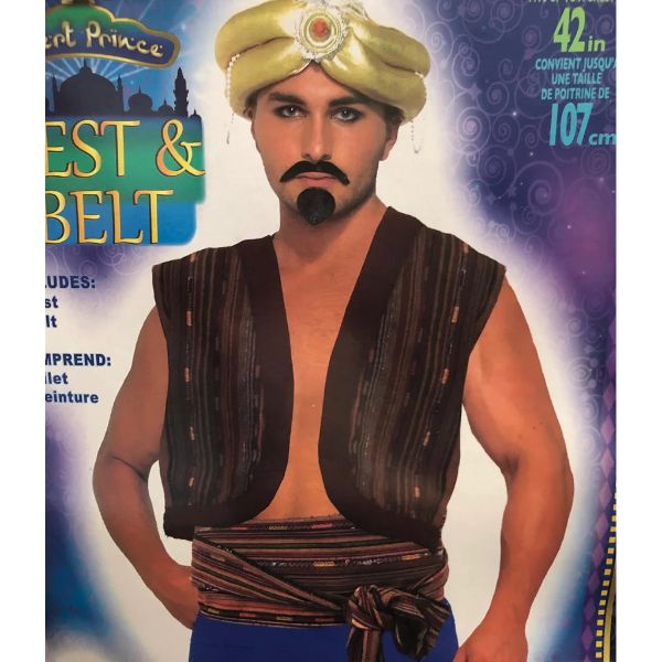 Desert Prince Vest & Belt | The Base Warehouse