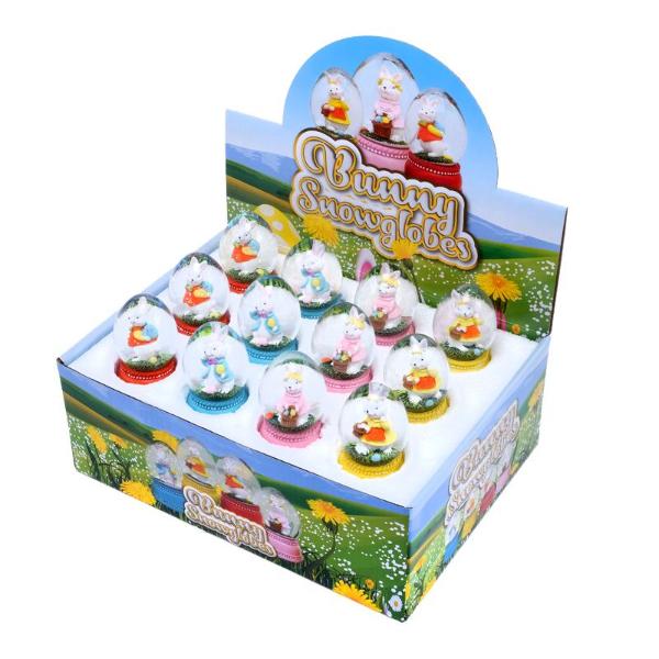 Easter Snow Globe Toy - 4.5cm x 8cm | The Base Warehouse