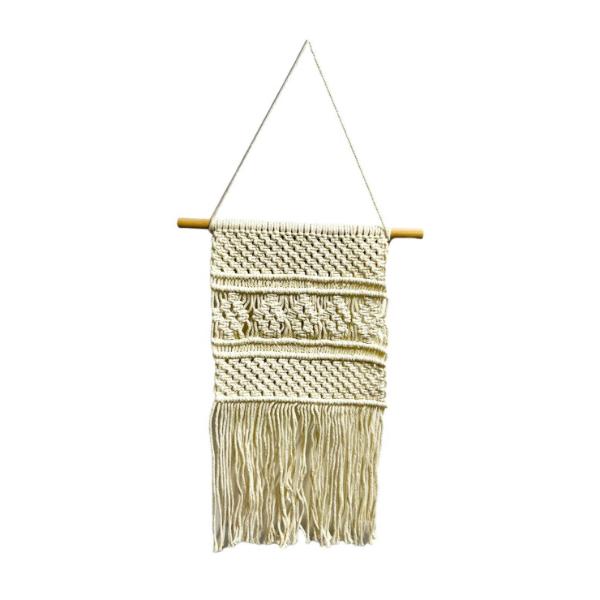 White Macrame Wall Decor | The Base Warehouse