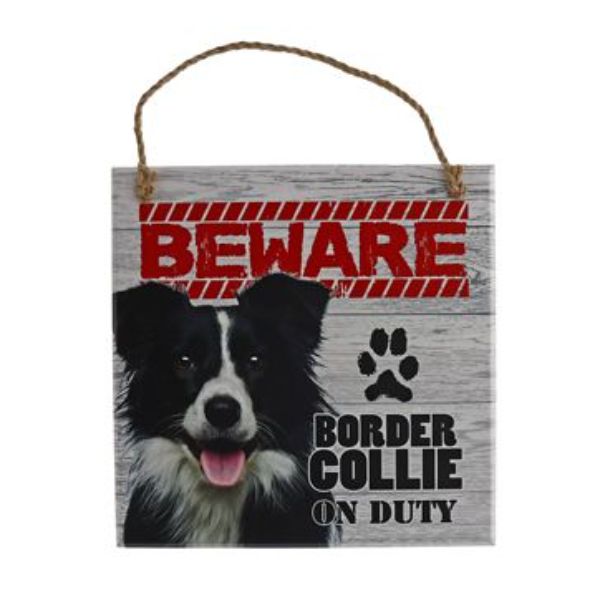 Beware Border Collie Pet Sign | The Base Warehouse