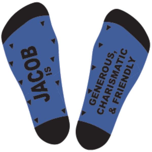 Black & Blue Jacob Bamboo Socks | The Base Warehouse