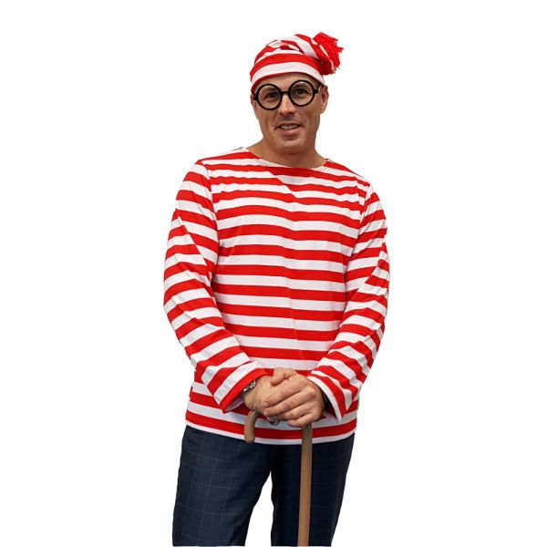 Adult Wheres Wallace Costume | The Base Warehouse