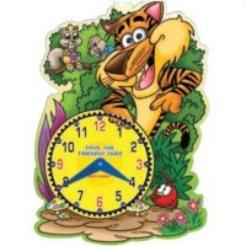 Lets Learn Time Titus, The Friendly Tiger - 290mm x 380mm x 5mm | The ...