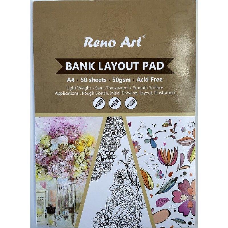 Bank Layout Pad A4 50gsm - 50 Sheets | The Base Warehouse
