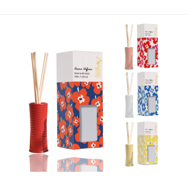 Accent Groovy Diffuser in Ceramic - 150ml | The Base Warehouse