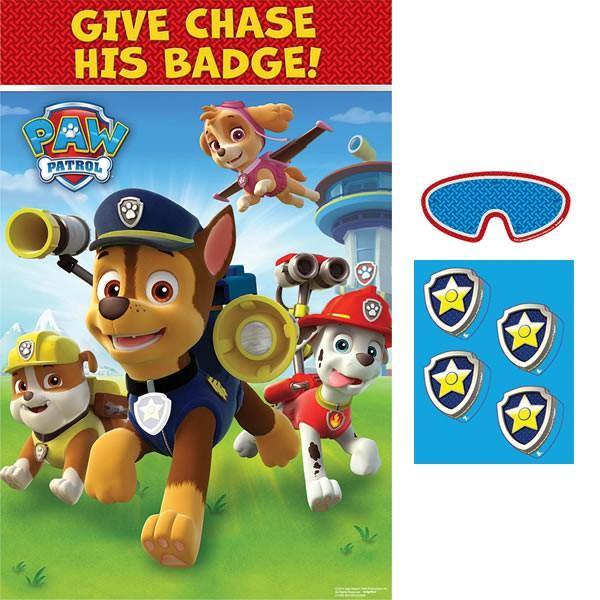 Paw Patrol Game - 1 x Game - 8 x Stickers & 1 Paper Blindfold | The ...